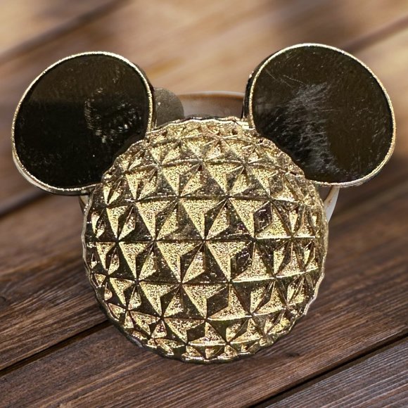 Disney | Other | Disney Epcot Pin Mickey Mouse Ears Spaceship Earth Day ...